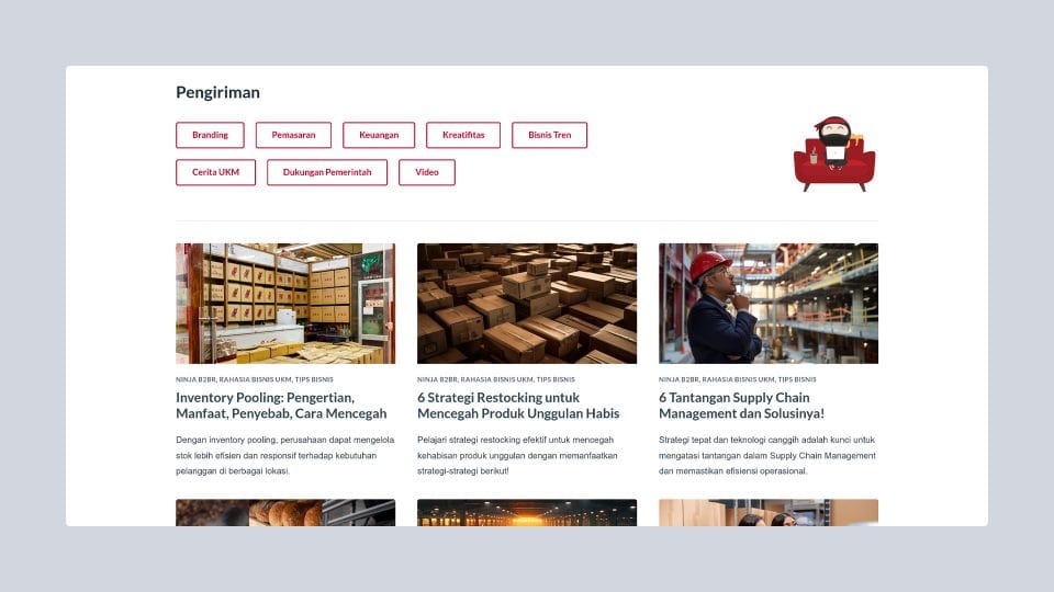 Ninja Van Blog Redesign | Chillybin